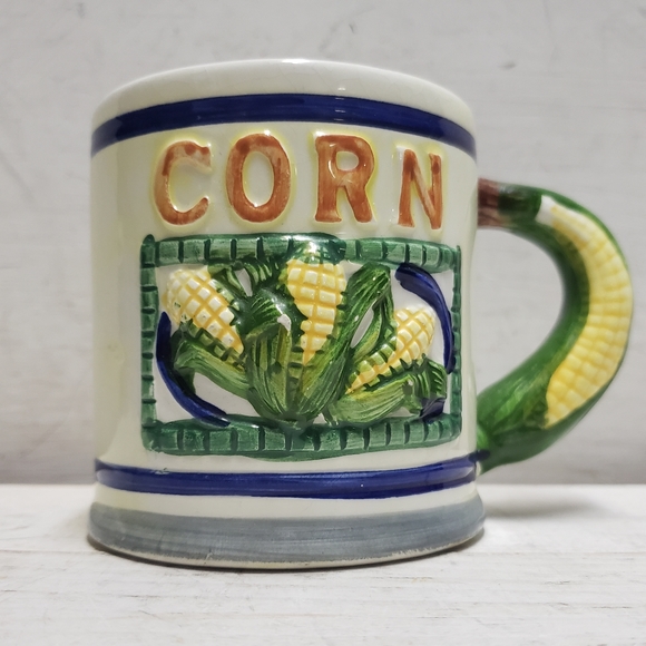 Vintage | Dining | Vintage Corn Glazed Ceramic Coffee Mug Tea Cup Home ...